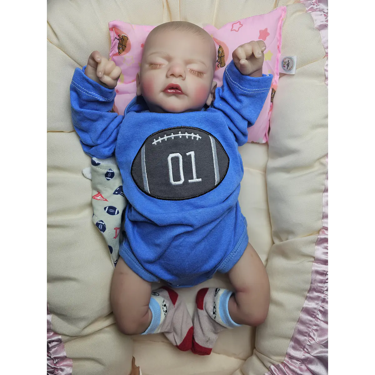 Bebé Reborn Sam Niño Cuerpo de Tela