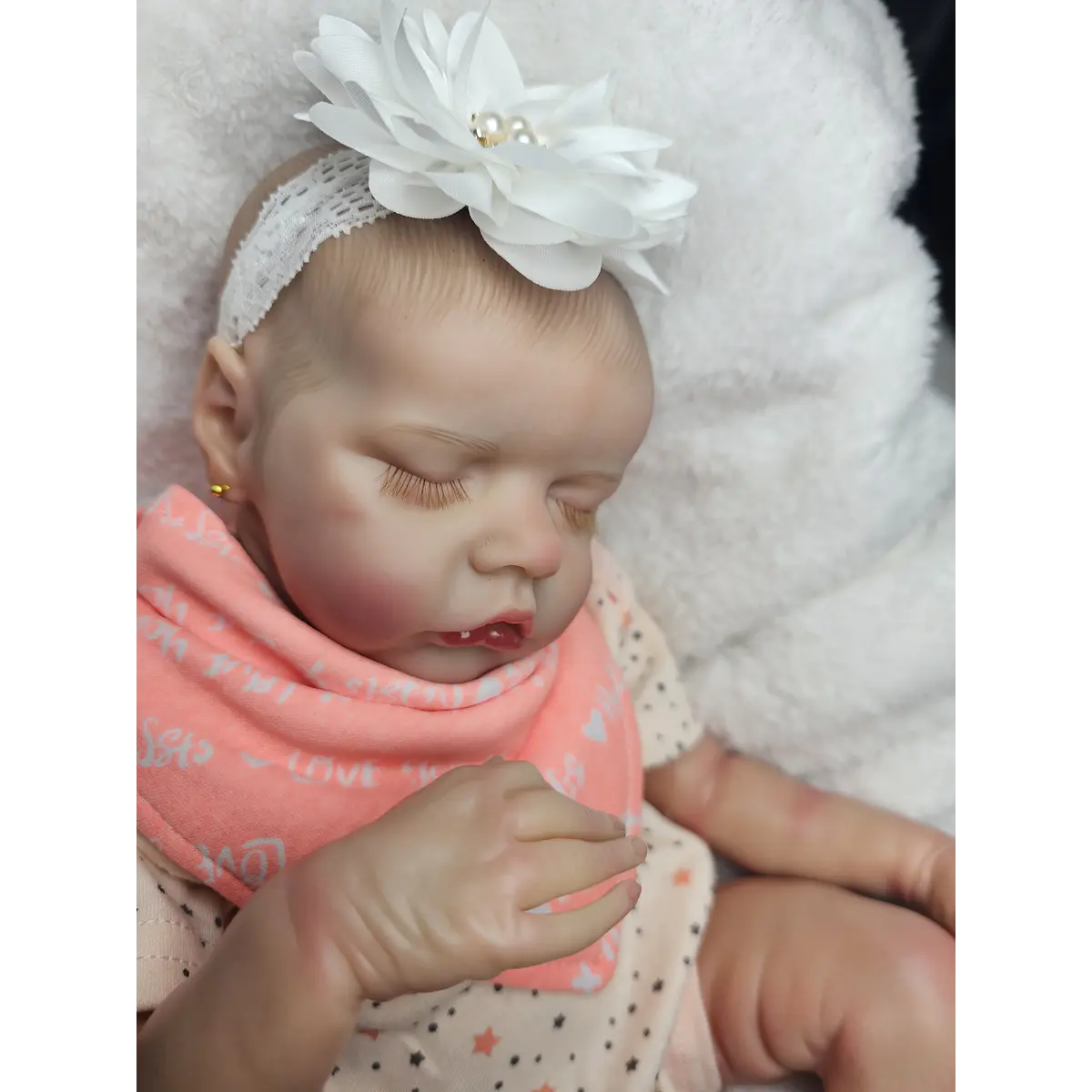 Bebé Reborn Twin B Niña Cuerpo de Tela
