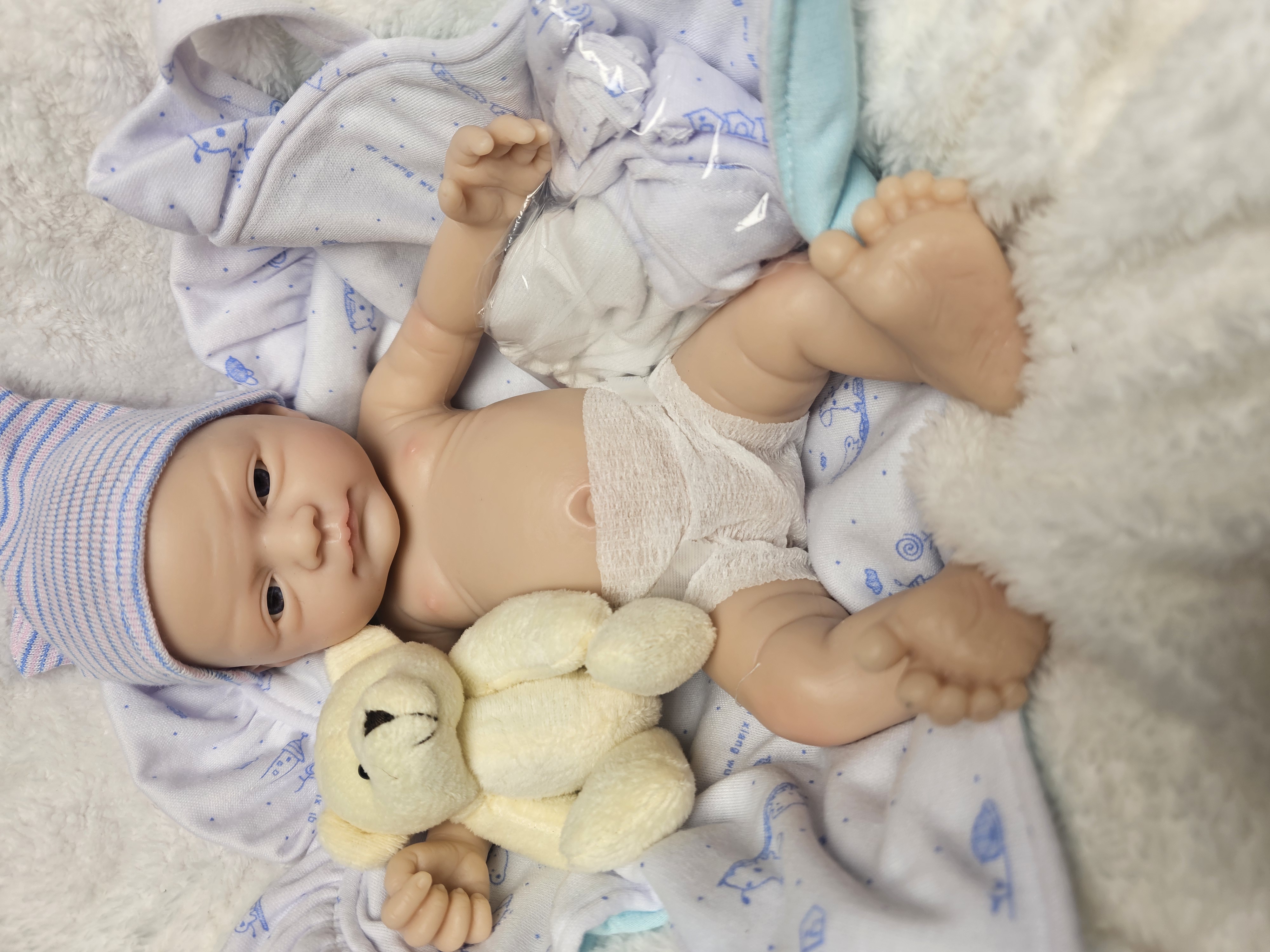 Bebé Reborn Luna Niño Silicona Completa