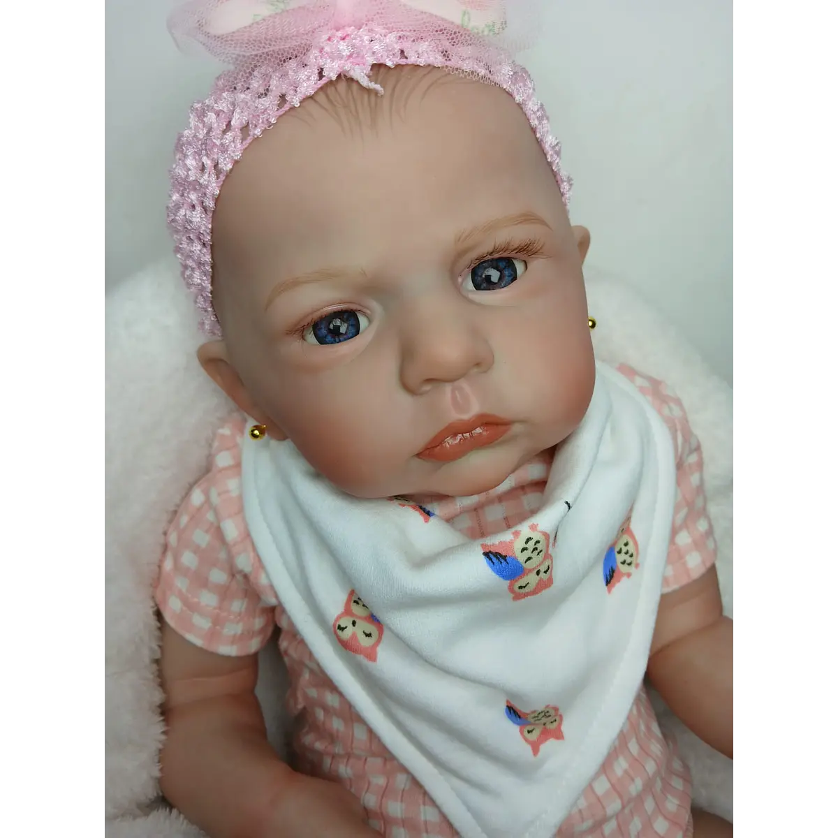 Bebé Reborn Cameron Niña Cuerpo de Tela