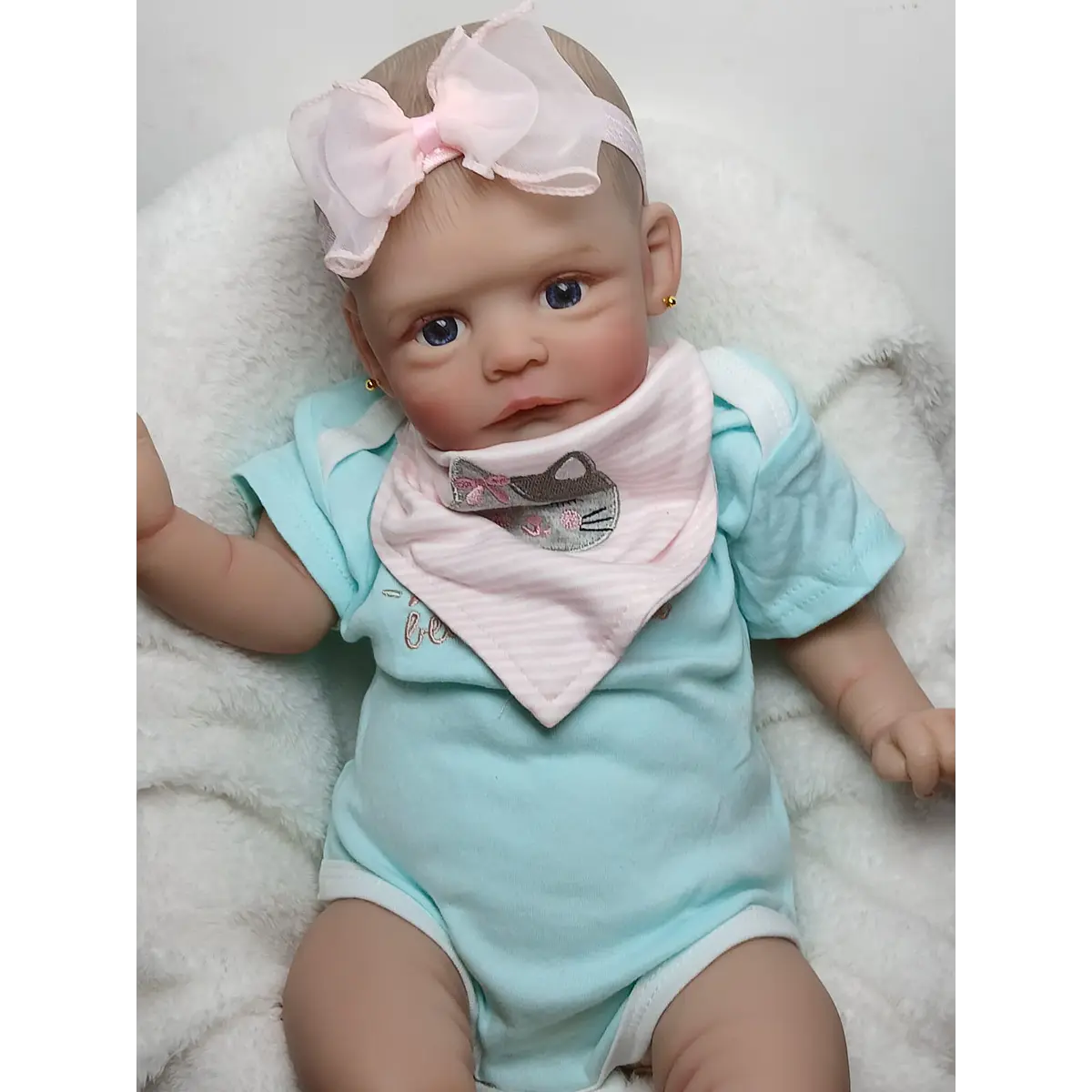 Bebé Reborn Joleen Niña Cuerpo de Tela