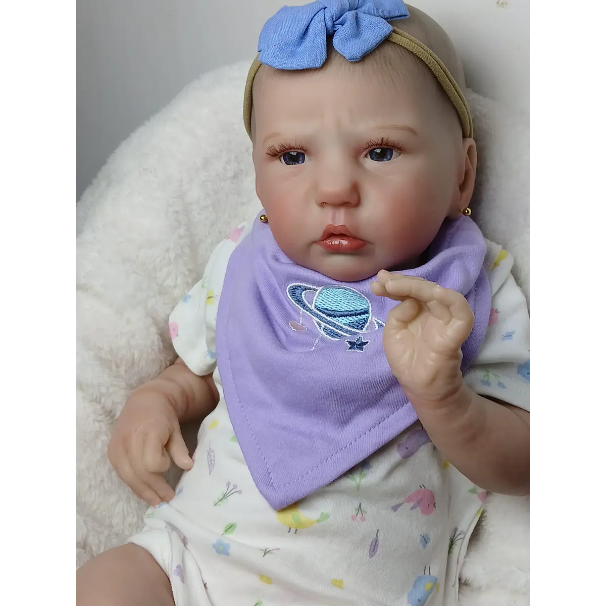 Bebé Reborn Ellie Sue Niña Cuerpo de Tela