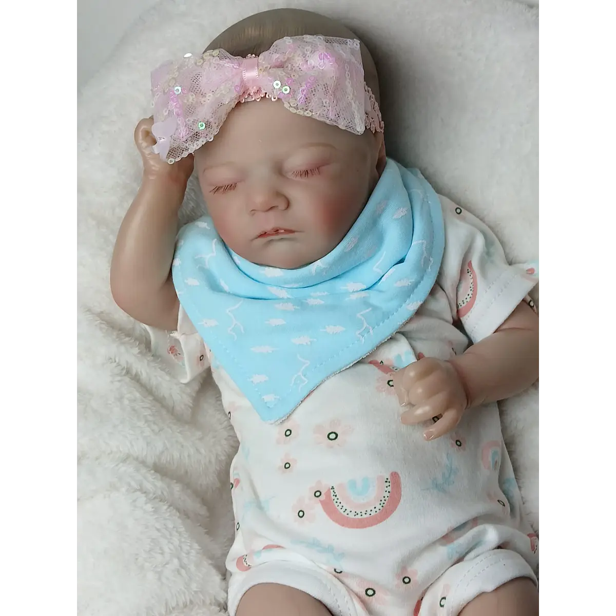 Bebé Reborn Charlotte Niña Cuerpo de Tela