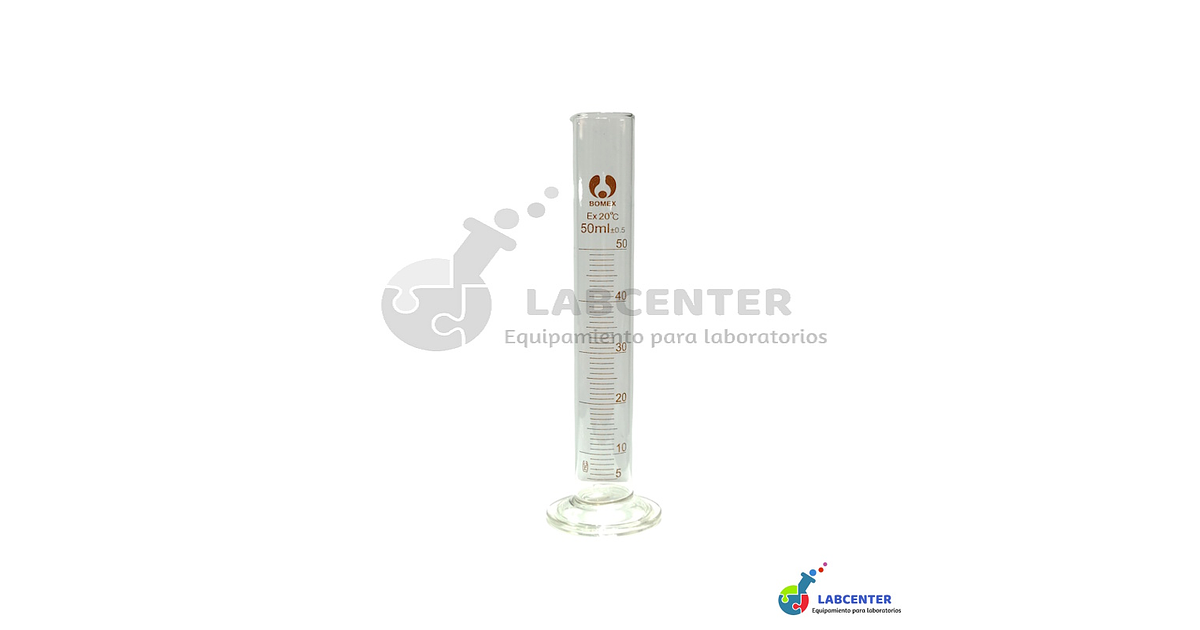 PROBETA VIDRIO BASE REDONDA 50 ML