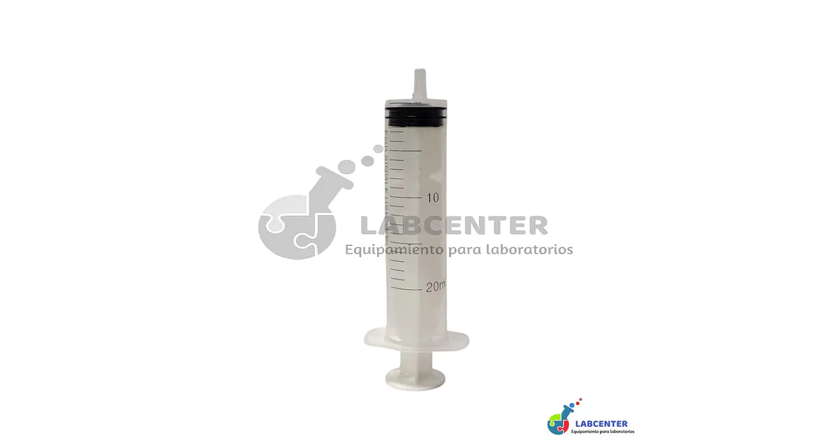 JERINGA PLASTICA SIN AGUJA 20 ML