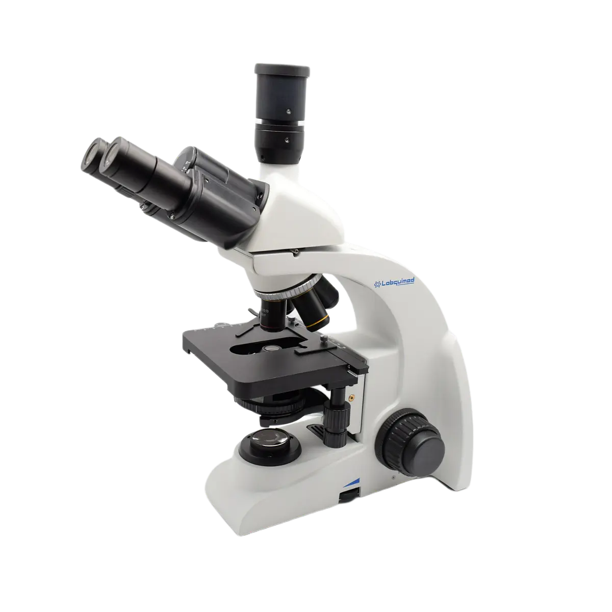 Microscopio Trinocular 40x-1000x, LED 3W, Contraste de Fase