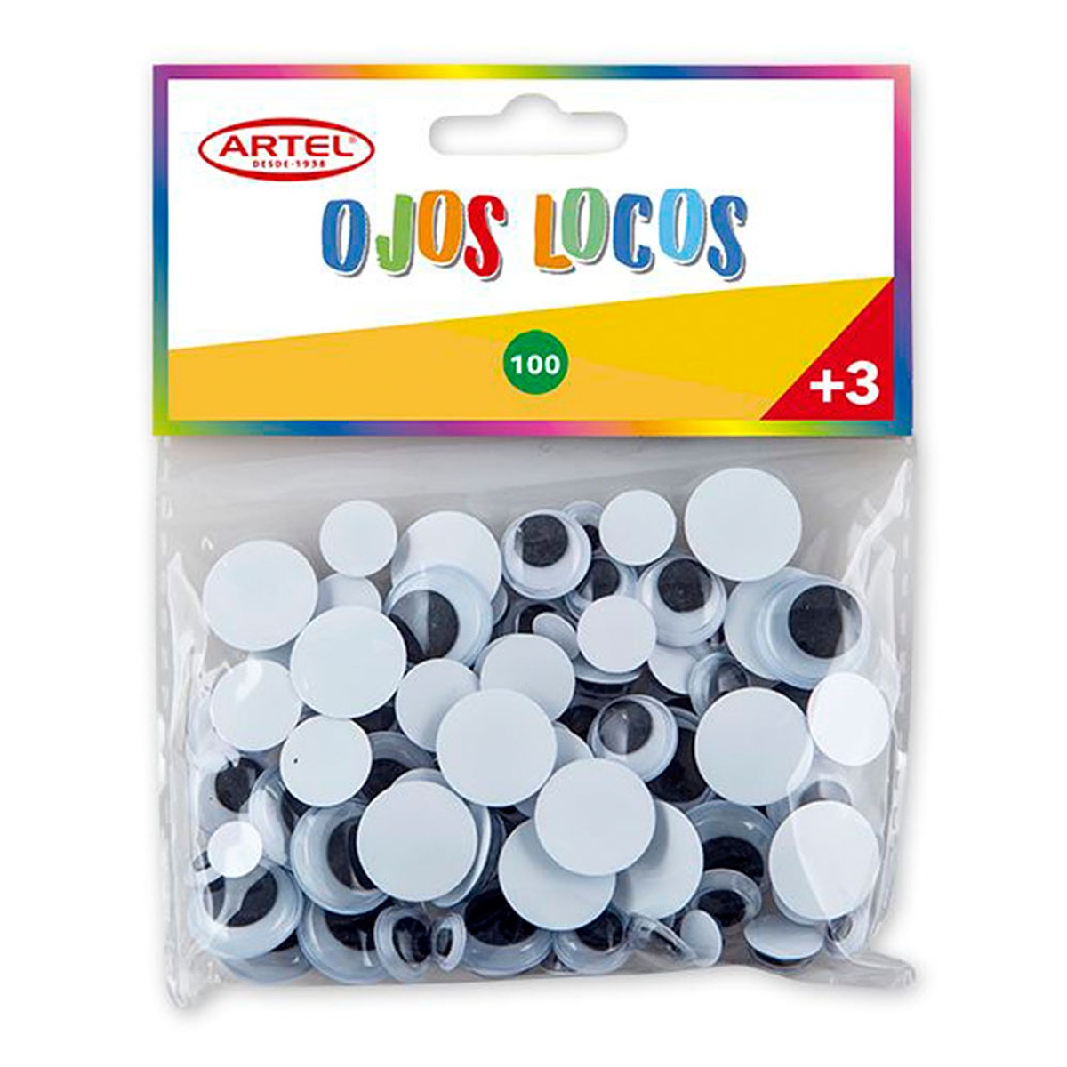 Ojos Locos Artel Pack de 100
