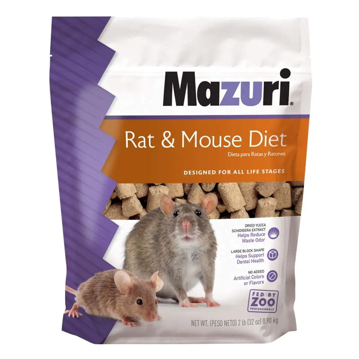 MAZURI RATA Y RATONES RAT Y MOUSE 900GR