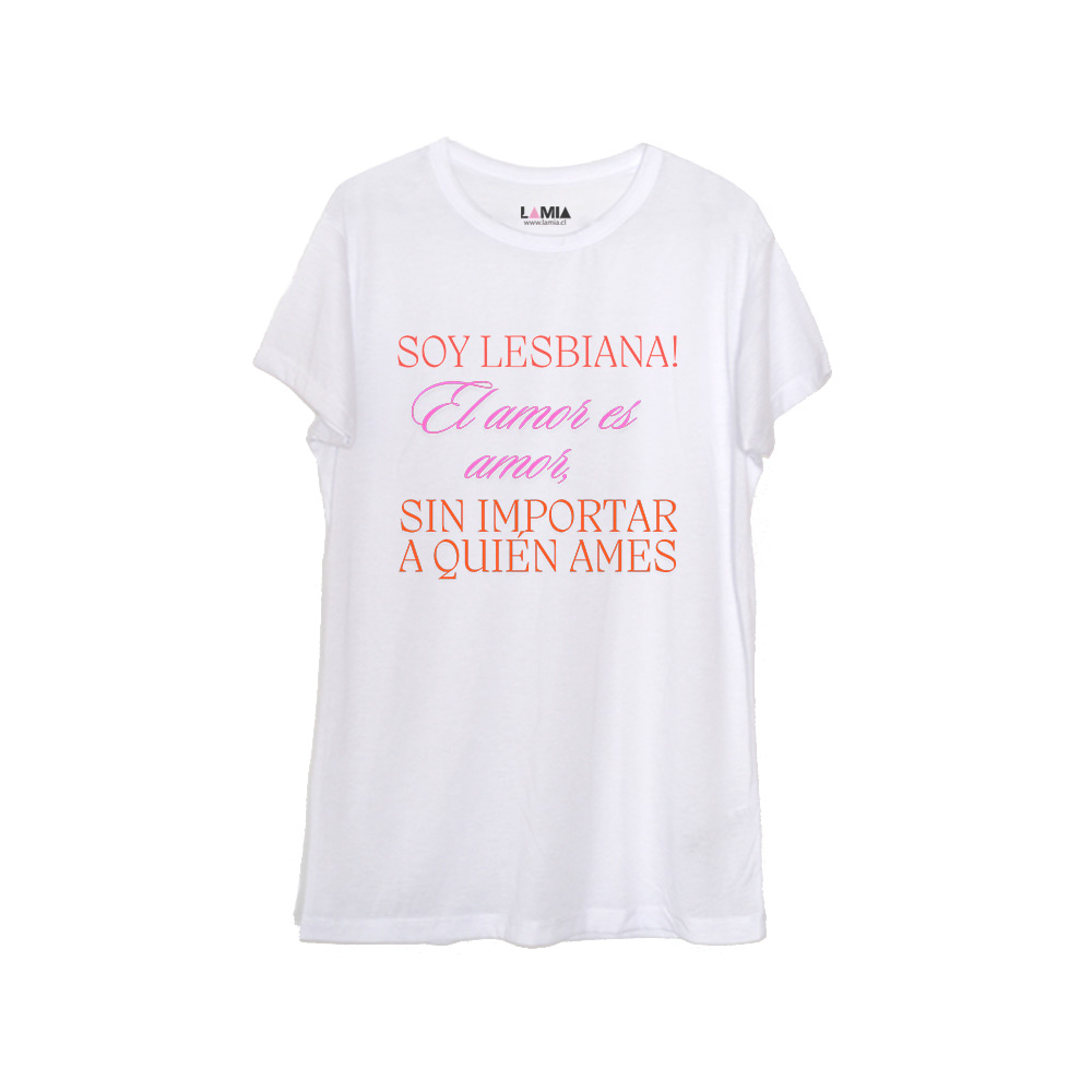 Polera Soy Lesbiana Visbilidad Lesbica