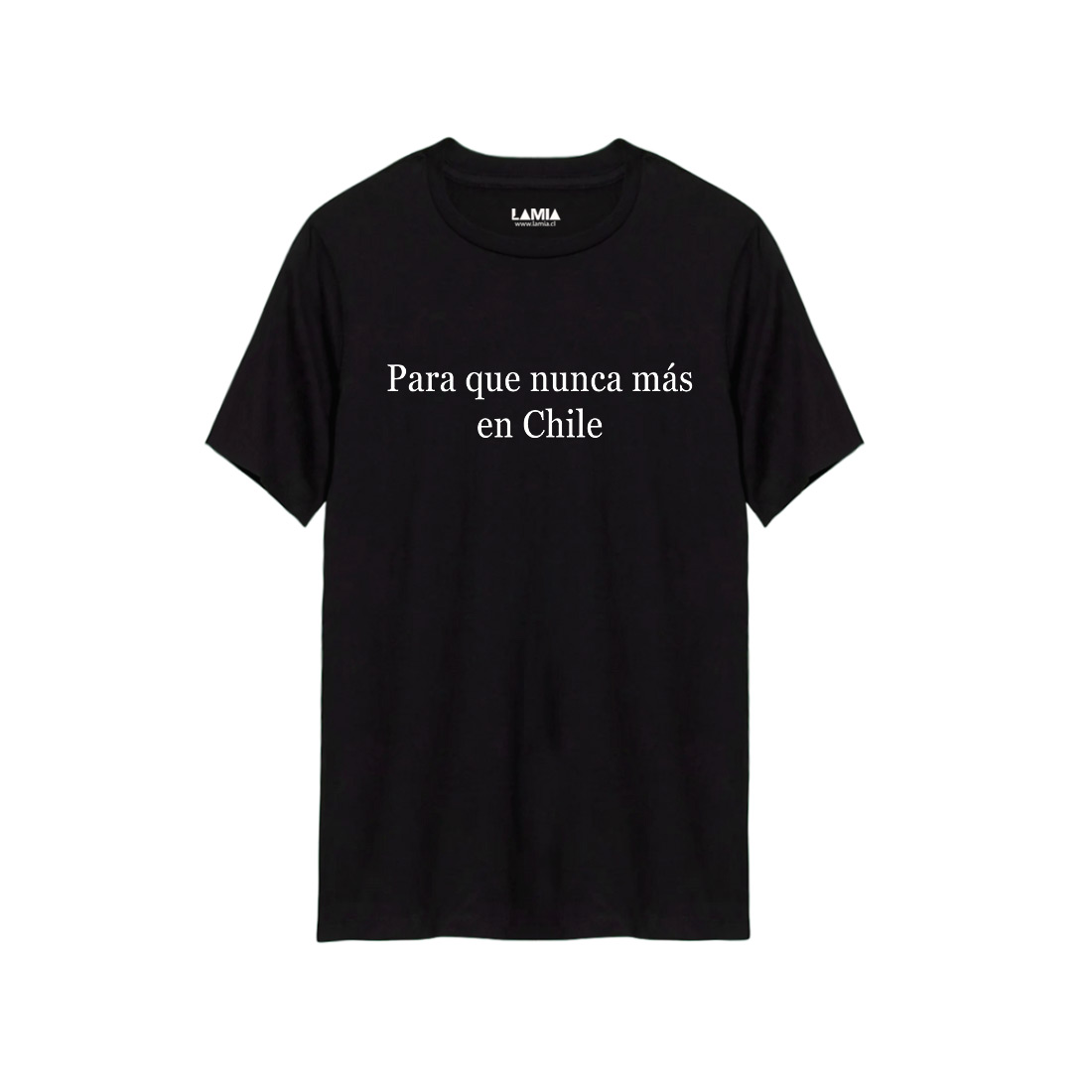 Polera Para que nunca mas en Chile