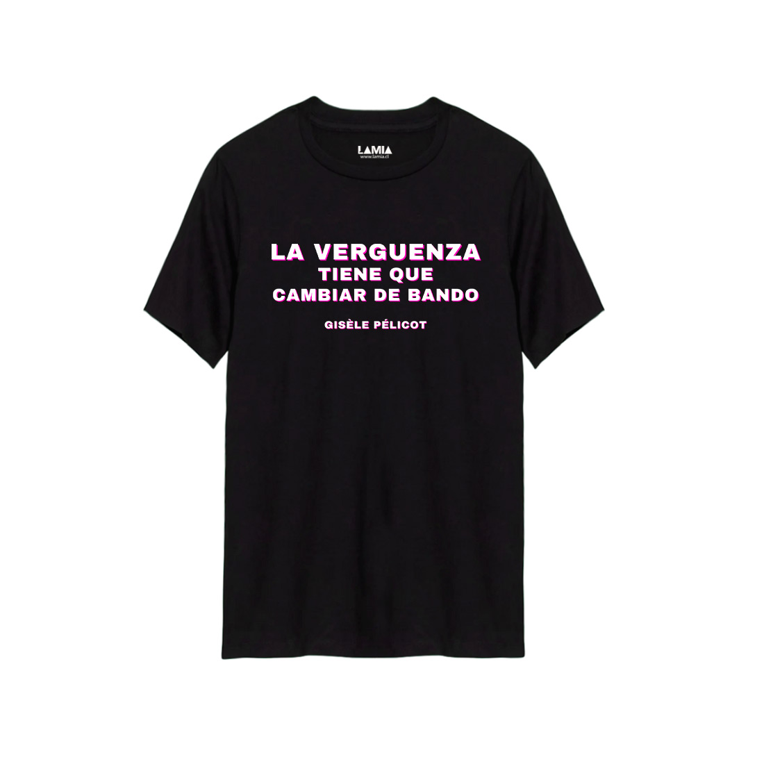 Polera La Verguenza Tiene que cambiar de Bando Gisèle Pélico