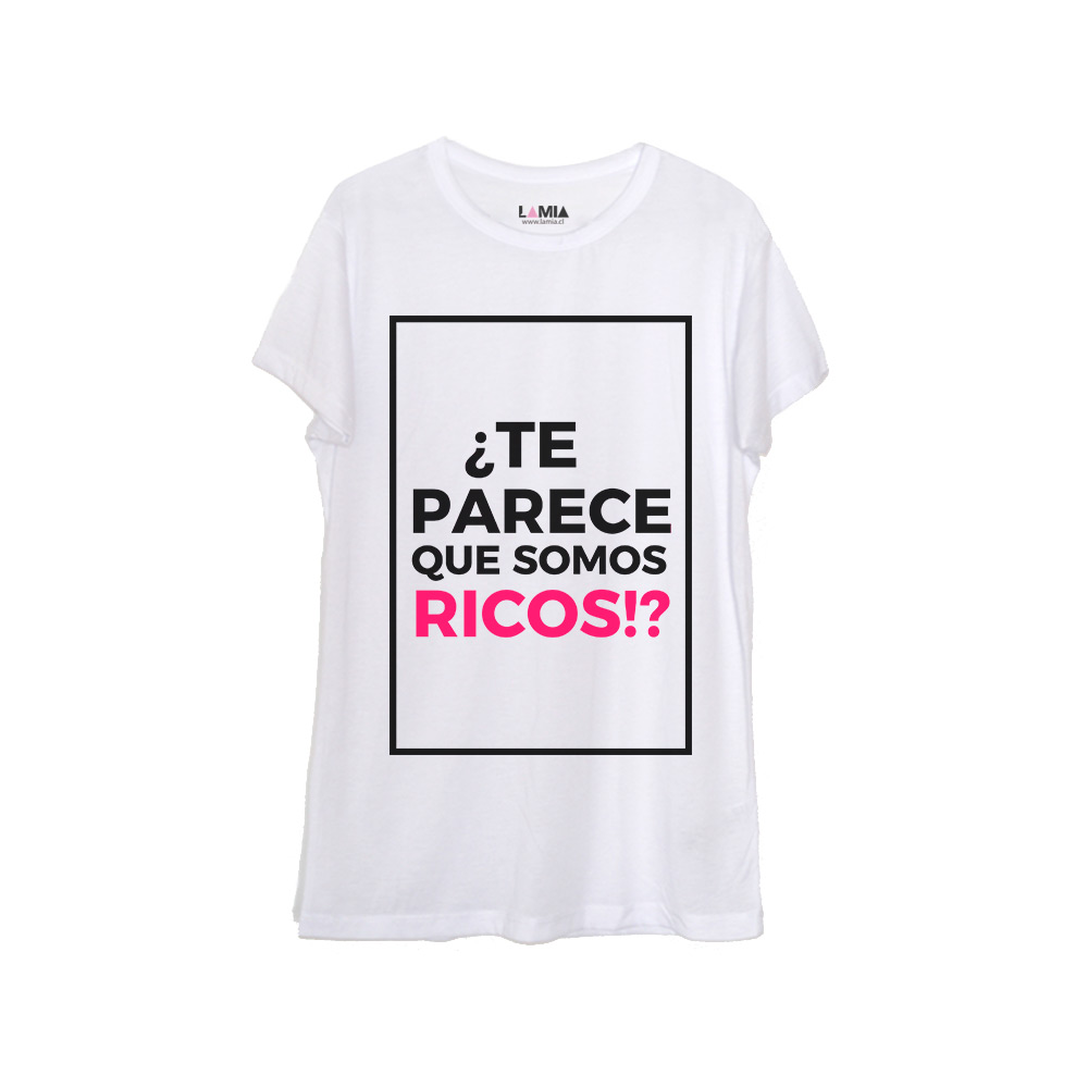 Polera ¿Te parece que somos ricos? Lois Malcolm