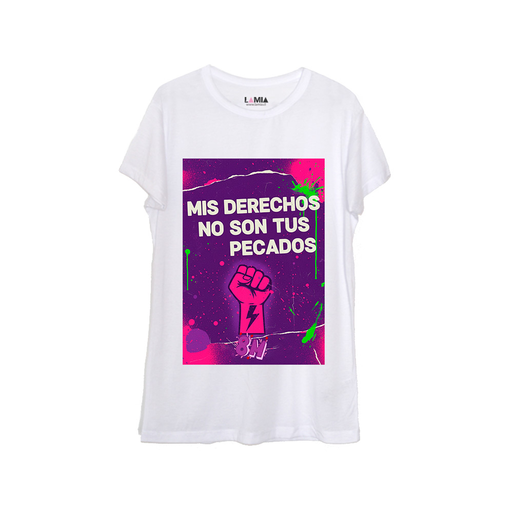 Polera Mis derechos no son tus pecados