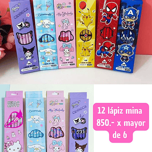 LAPIZ GEL TINTA DISNEY ORIGINAL DOCENA (3 CAJAS)