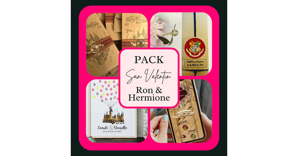 PACK SAN VALENTÍN: RON Y HERMIONE