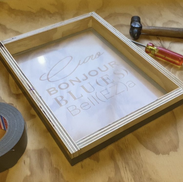 Bastidor con imagen personalizada tamaño máximo 21 x 30 cm