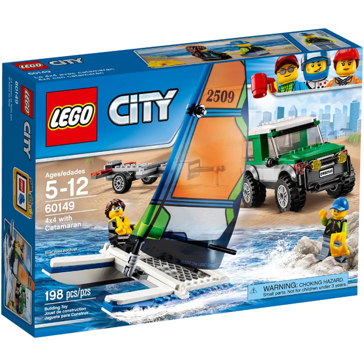4×4 with Catamaran - Lego Reacondicionado | Brick Shipping Chile®