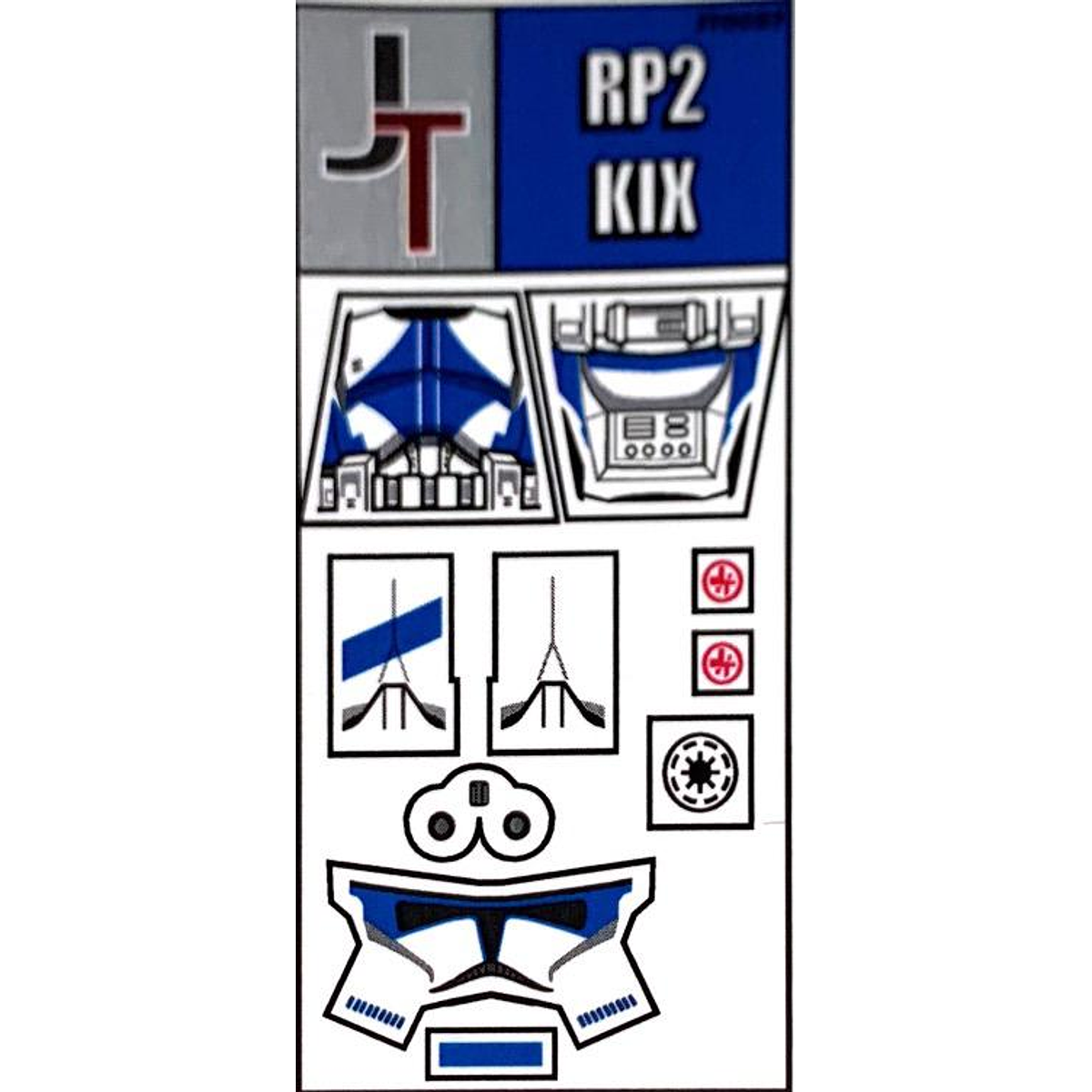 Sticker Customizado Phase 2 - Kix | Brick Shipping Chile®