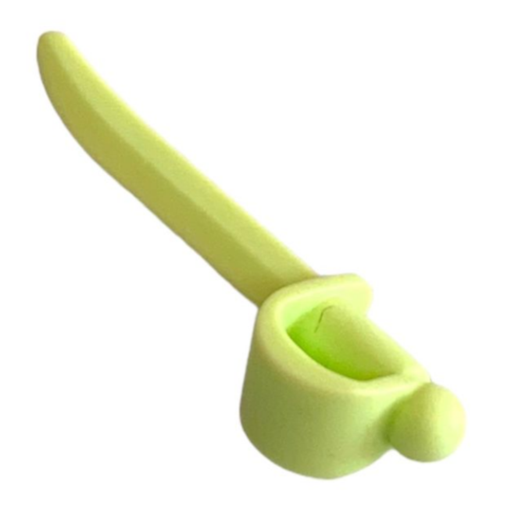 Weapon Sword, Cutlass Yellowish Green