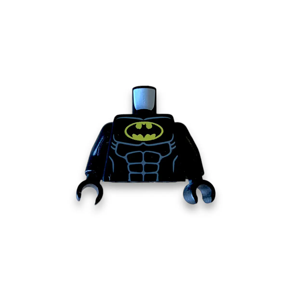 Torso Batman Logo in Yellow Oval with Muscles Pattern / Blac | Brick ...