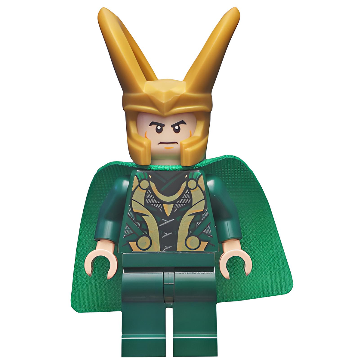 Loki - Spongy Cape (Juniors), Dark Green Legs | Brick Shipping Chile®