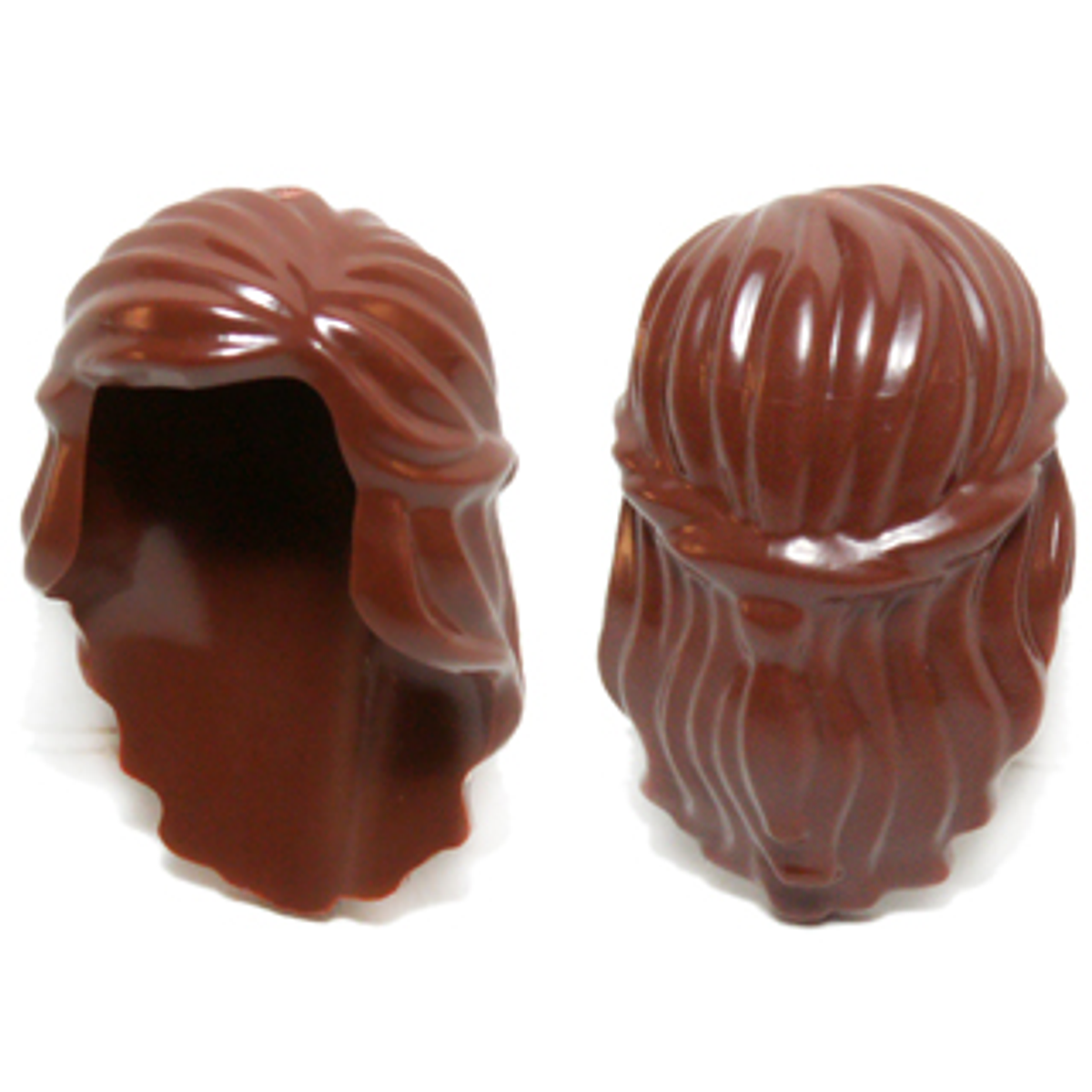 Minifigura, cabello femenino de longitud media con trenza al | Brick ...