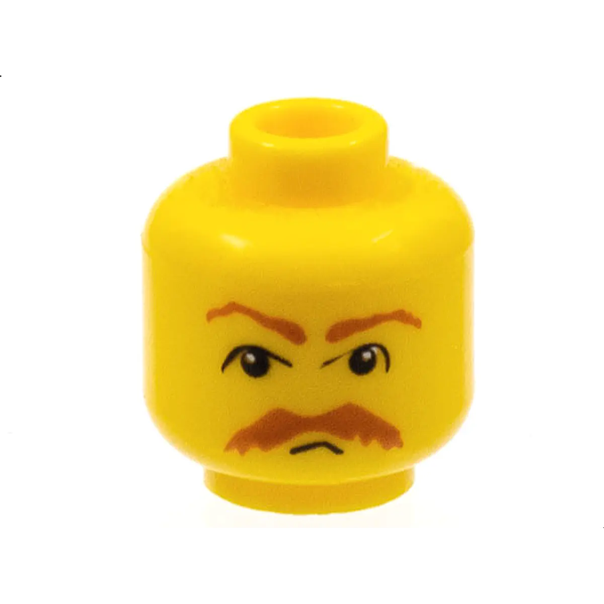 Minifigura, bigote en la cabeza, patrón de cejas y bigote tu | Brick ...