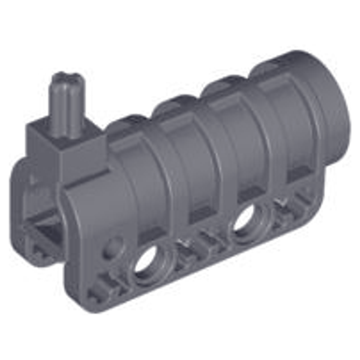 Lanzador de proyectiles, cañón, base redonda con punta | Brick Shipping ...