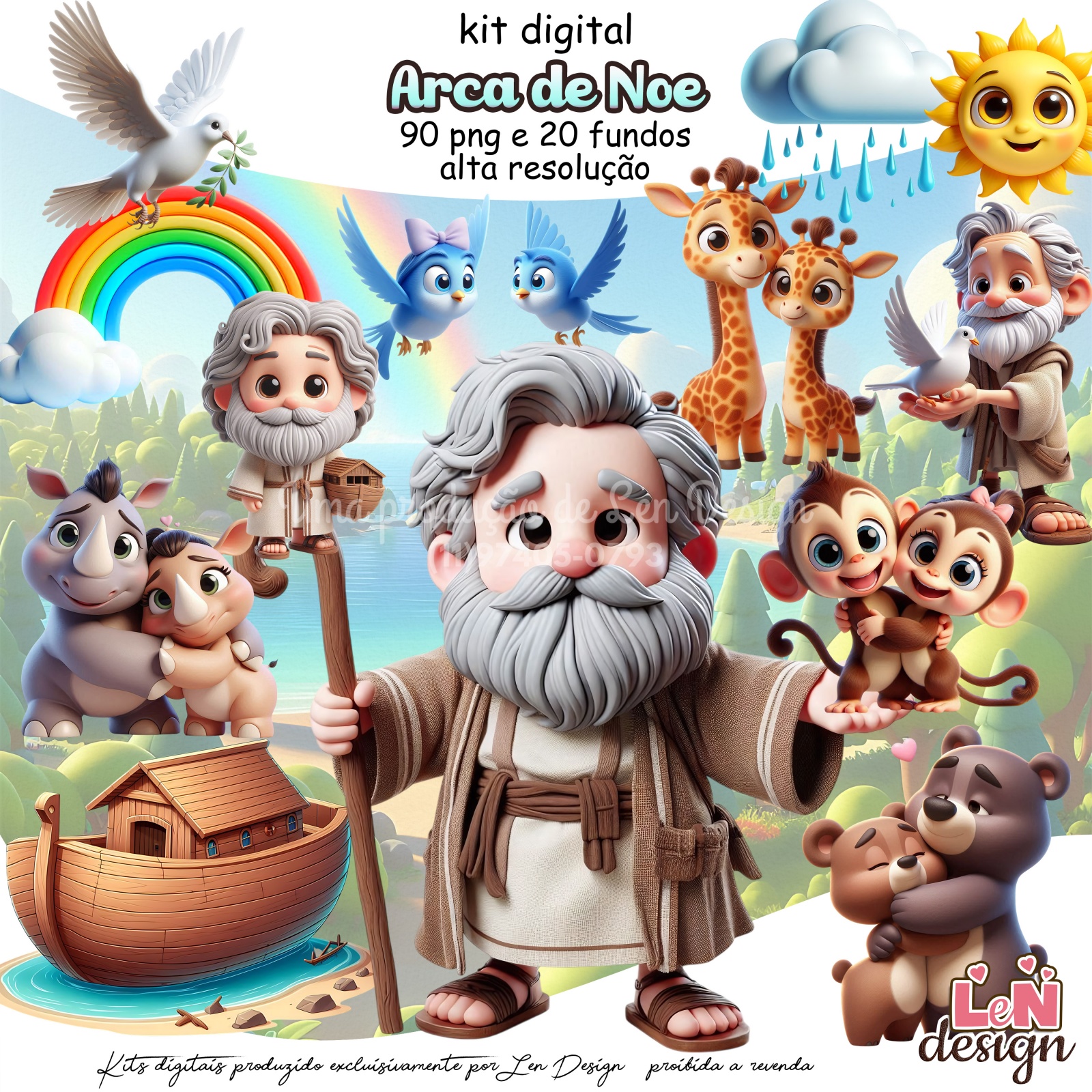 Kit Digital Arca de Noé