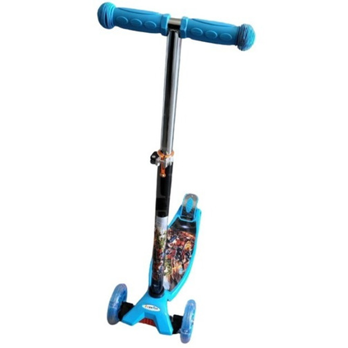 Scooter 3 Ruedas Con Led Colores Diseños Animados Niño Niña | León Import