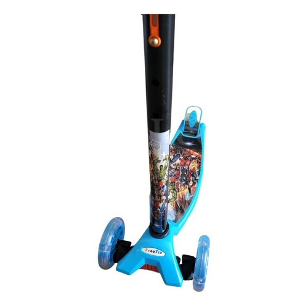 Scooter 3 Ruedas Con Led Colores Diseños Animados Niño Niña | León Import