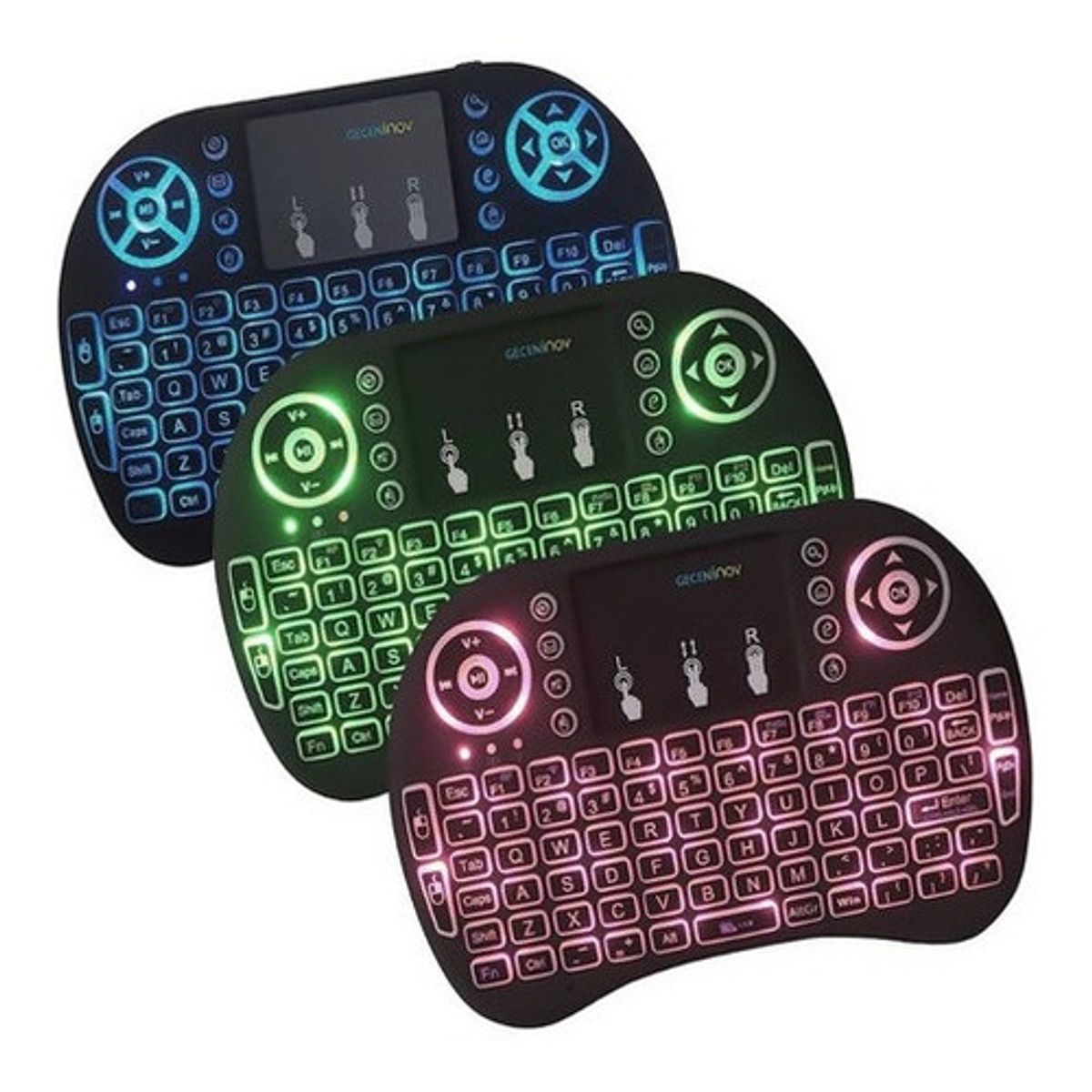 Mini Teclado Inalambrico Touchpad Smart Tv Retroiluminado | León Import