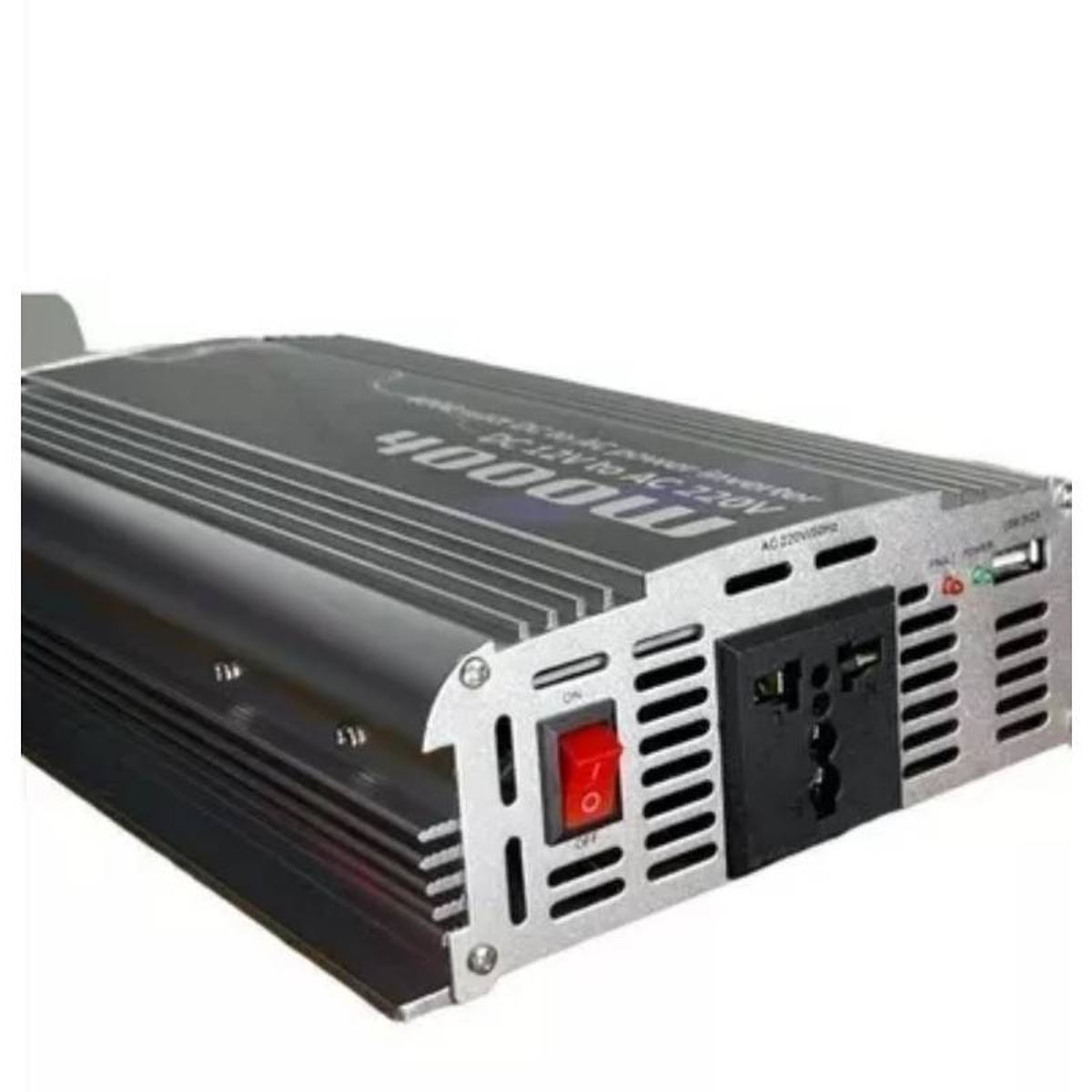 INVERSOR DE VOLTAGE CORRIENTE 12V A 220V 4000W USB | León Import