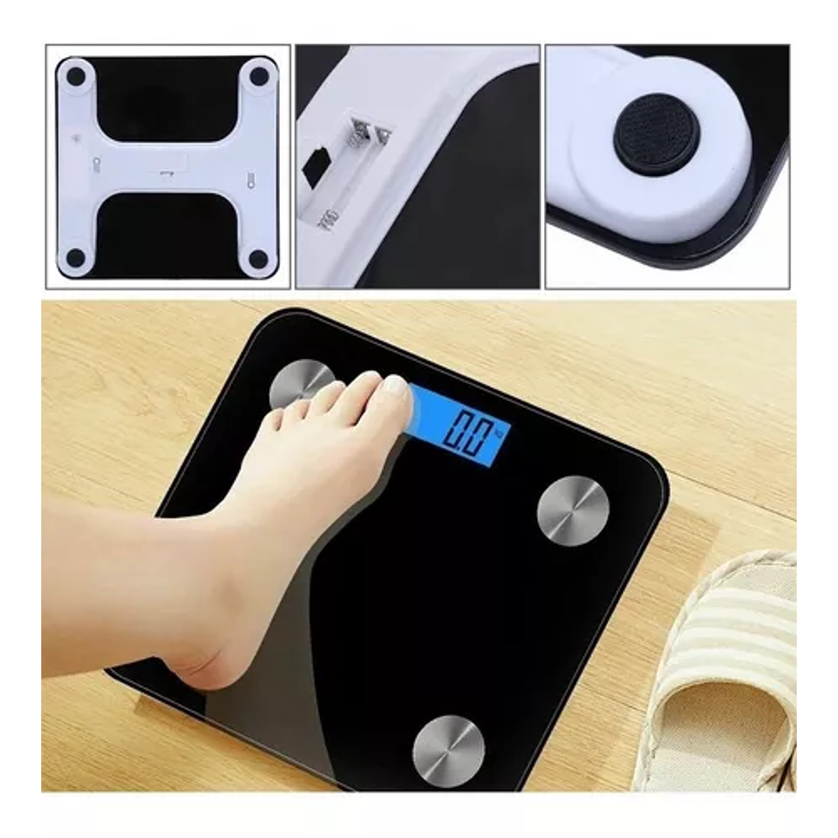 Balanza Inteligente Bluetooth - Mide Grasa, Imc | León Import