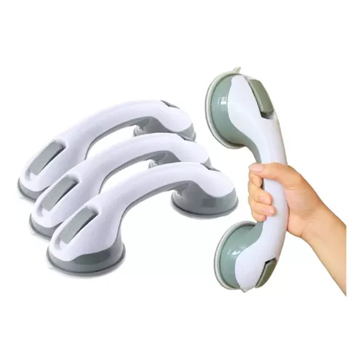 X4 Agarradera Manilla Asa Soporte Seguridad Baño Ducha Mango | León Import