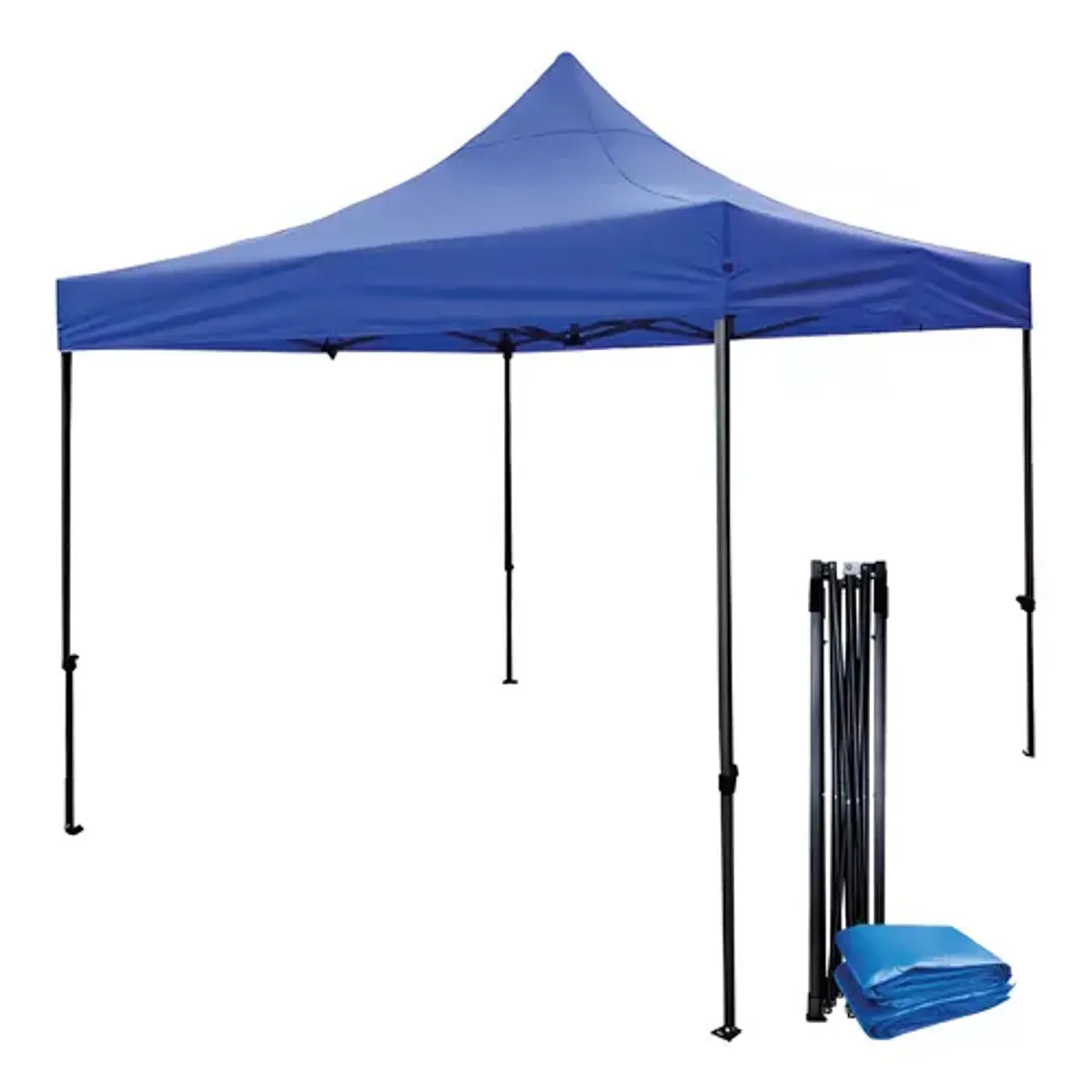 Carpa Toldo Retractil Plegable 3x3 M Reforzado Impermeable C | León Import