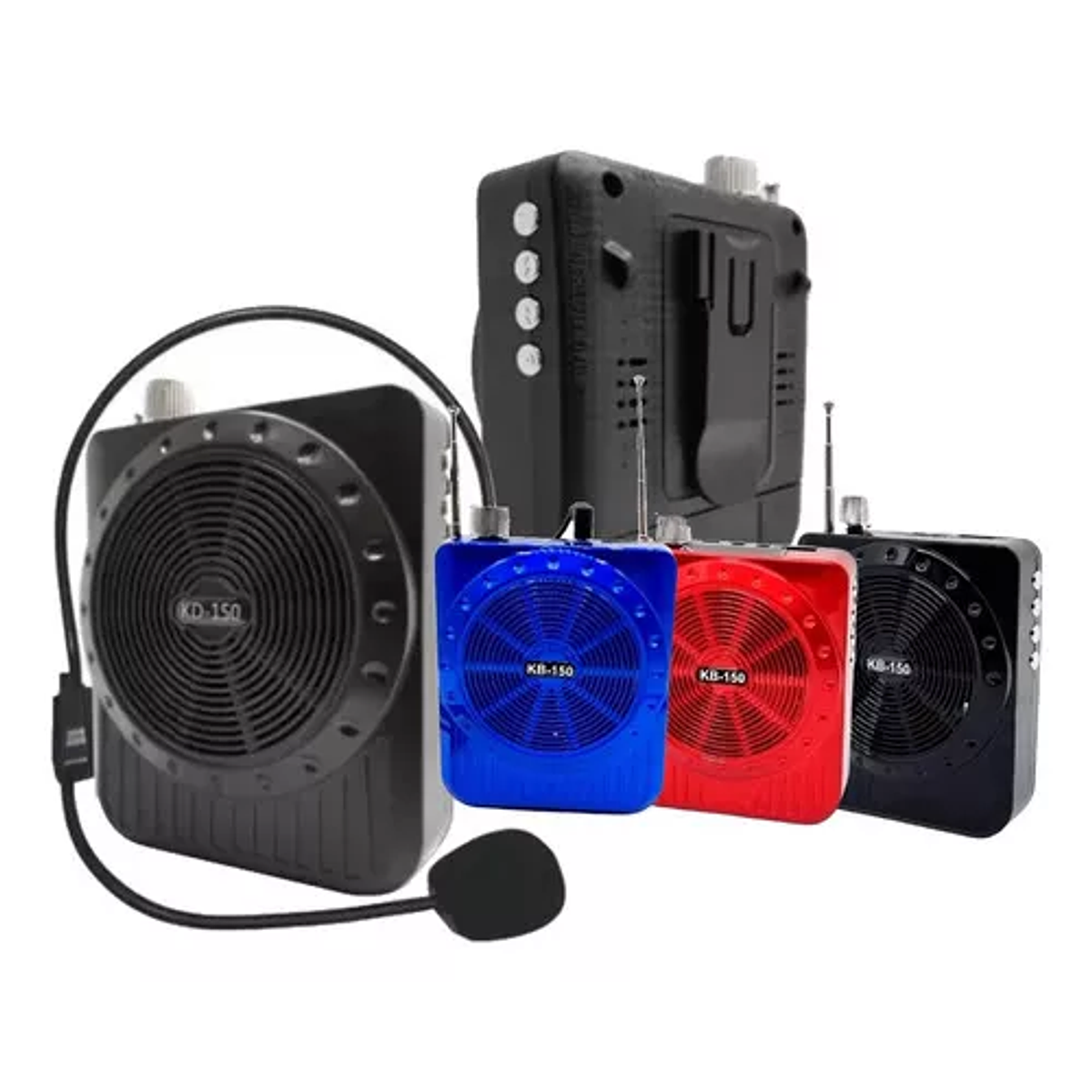 Megáfono Portátil Amplificador Parlante Radio Usb | León Import