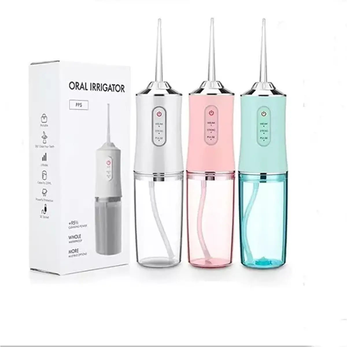 Irrigador Oral Portátil Con Chorro De Agua Para Limpieza De | León Import