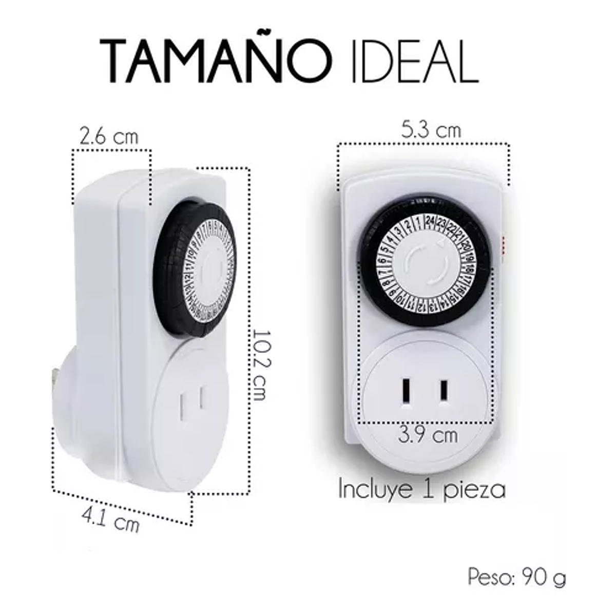 Timer Análogo 24 Horas Adaptador Analógico | León Import