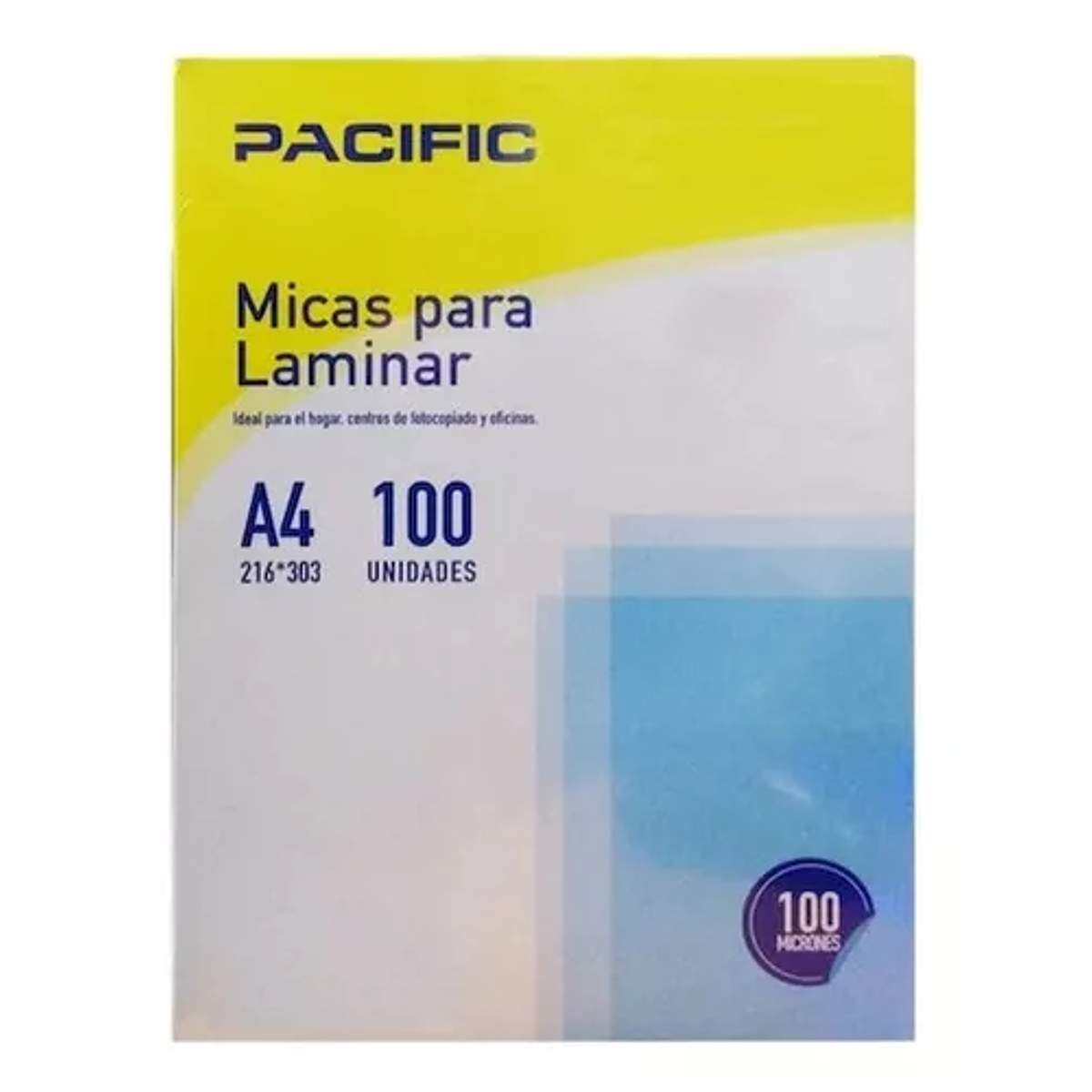 100 Micas Laminas Para Termolaminar Tamaño A4 100 Micras | León Import