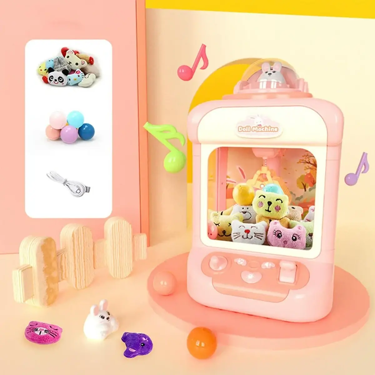 Mini Máquina Juguete Atrapa Peluches | León Import