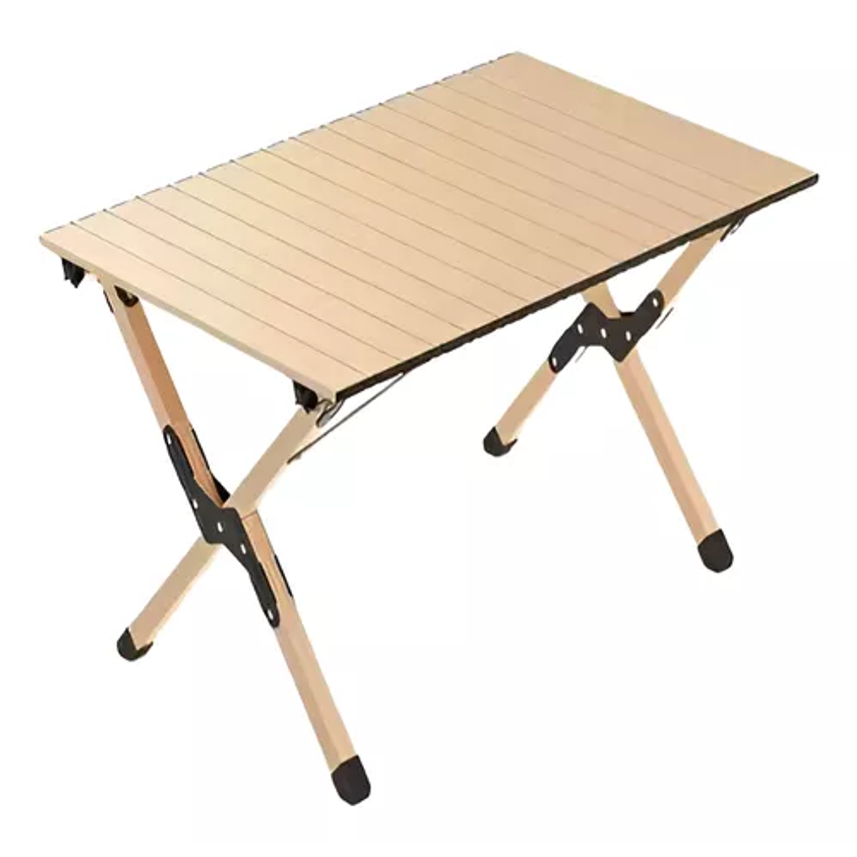 Mesa Plegable De Picnic Pequeña Beige | León Import