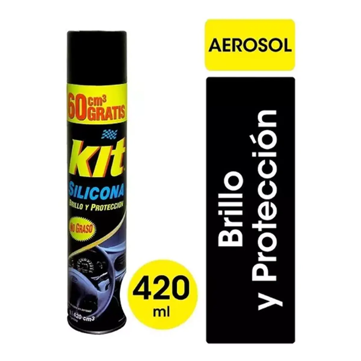 Pack de 12 Silicona Kit Spray Brillo Protección Aerosol Auto | León Import