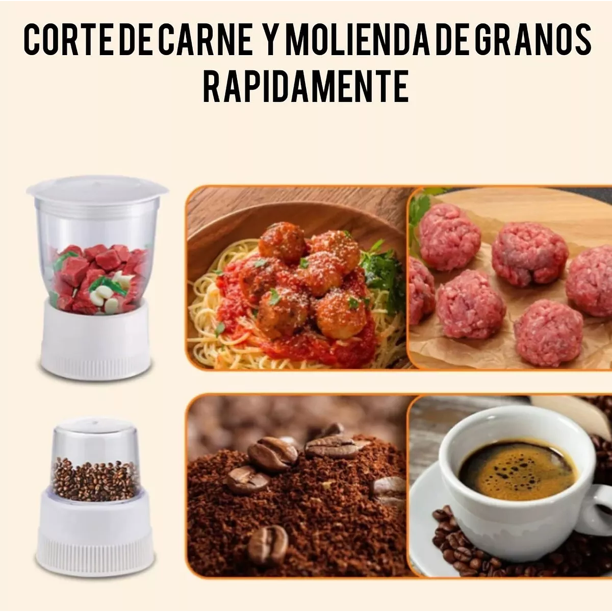 Procesador Extractor De Alimentos Licuadora Sokany 4 En 1 | León Import