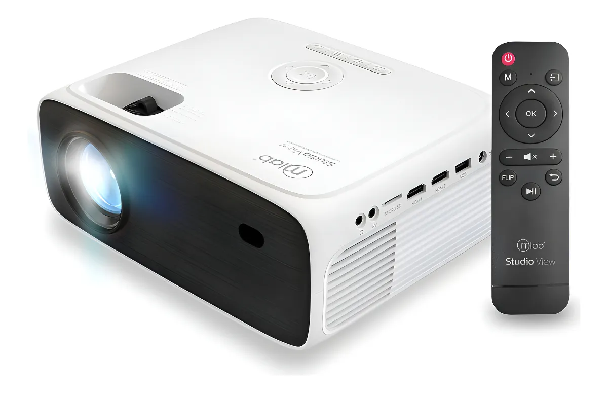 Proyector Studio View Led/lcd 450 Ansi Lumen Fhd 1080p Mlab