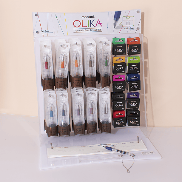 Pluma Extra Fina Colores Monami Olika