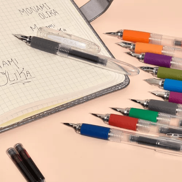 Pluma Extra Fina Colores Monami Olika