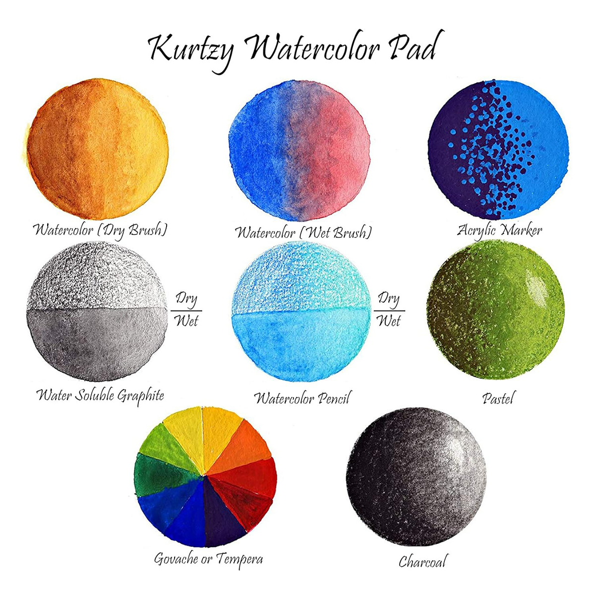 Croquera Acuarela Con Espiral A4 24 Hojas 160 Gr