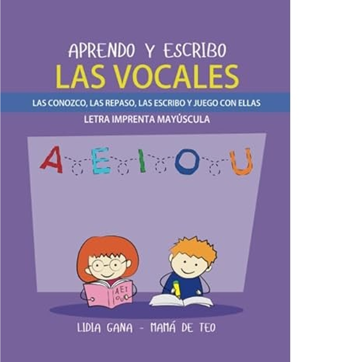 Libro: Aprendo y escribo las vocales