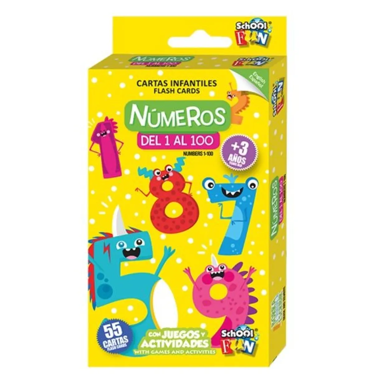 CARTAS INFANTILES - NÚMEROS DEL 1 AL 100
